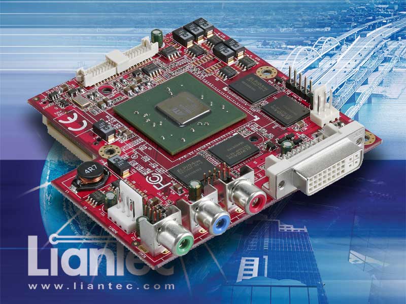 Liantec TBM-16AM56 : Tiny-Bus x16 PCIe ATi M56 Mobile GPU Module